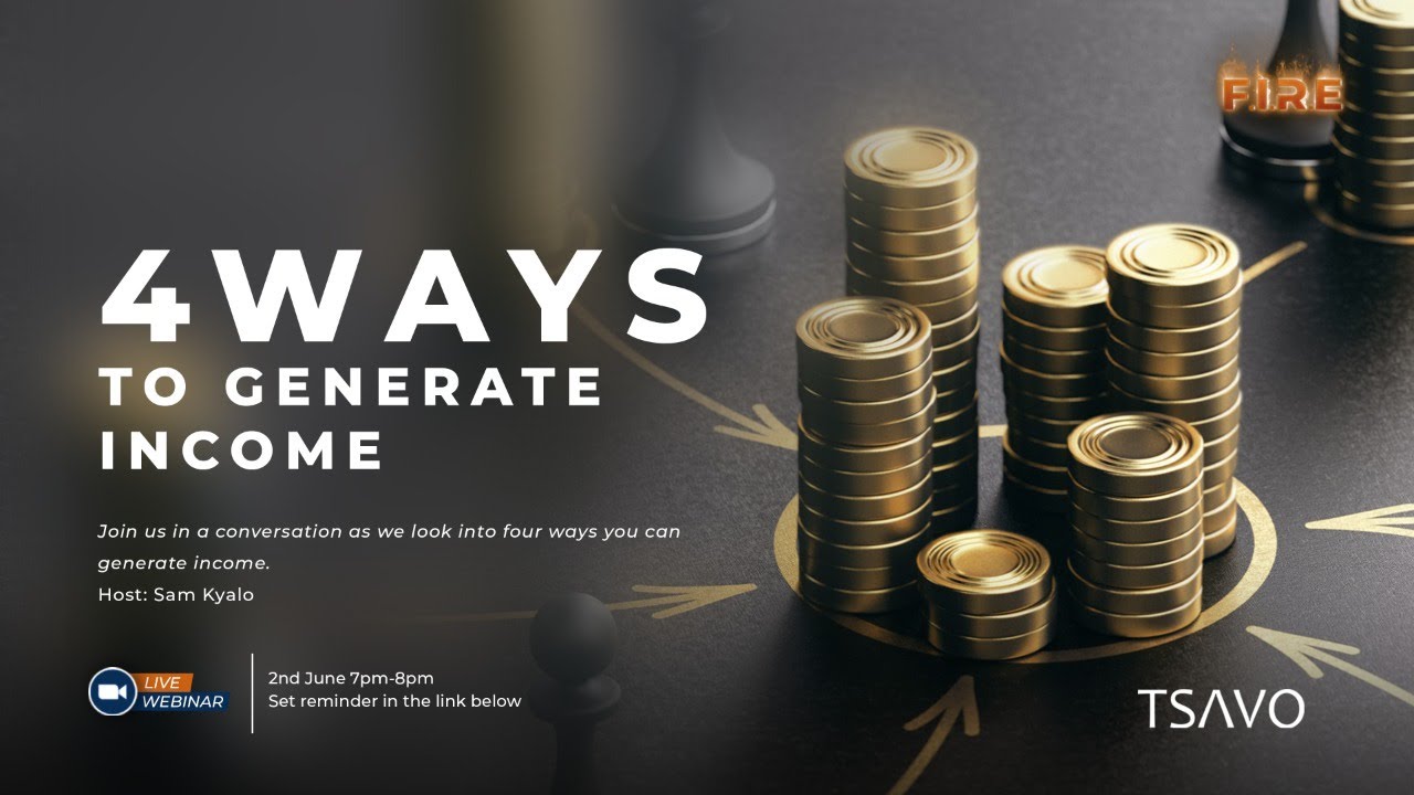 4 Ways You Can Generate Income - YouTube