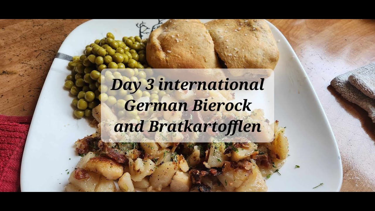Day 3 International week German. Bierock and Bratkartofflen #germanfood ...