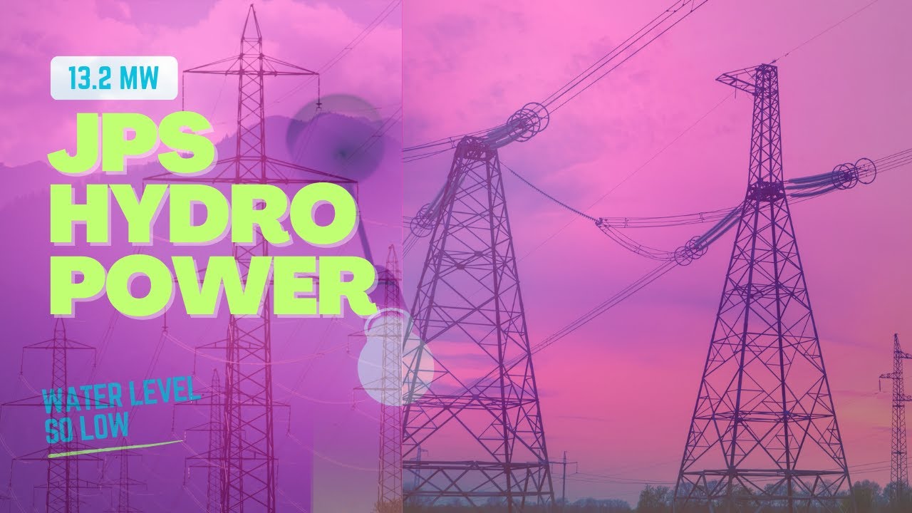JPS HYDRO POWER STATON: WATER LEVEL IS SO LOW. - YouTube