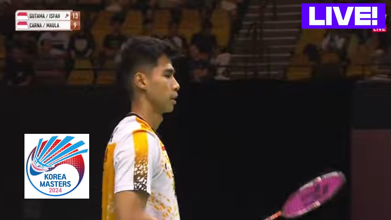 🔴LIVE - Sabar/Reza vs Ming Che Lu/Tang Kai Wei - Korea Masters 2024 ...