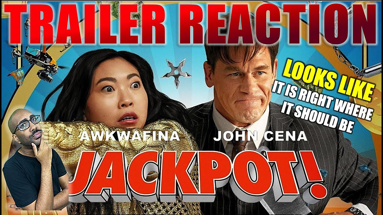 JACKPOT Movie Trailer REACTION! This Looks Like A CARTOON! John Cena ...