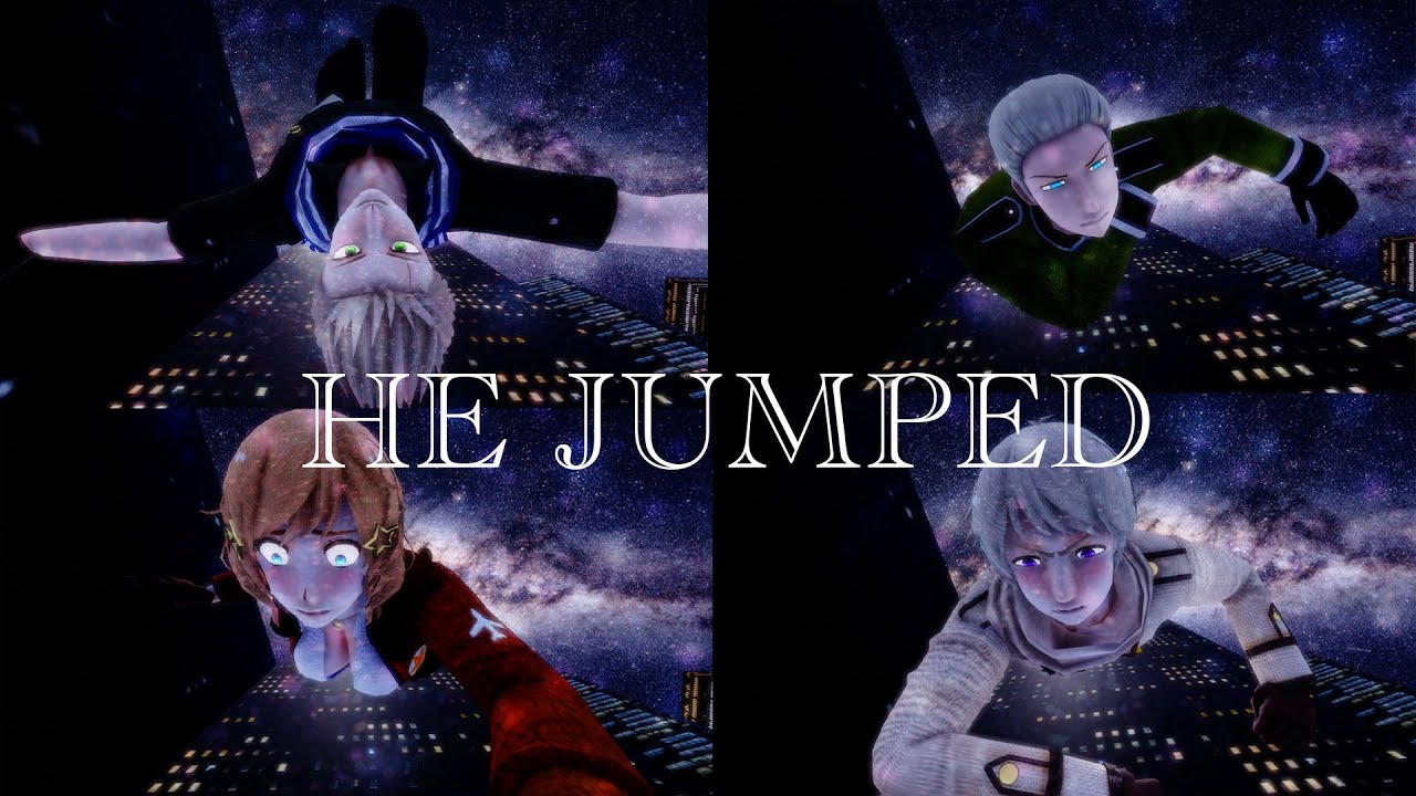 [Hetalia MMD] He Jumped (APH One Brain Cell Squad) - YouTube