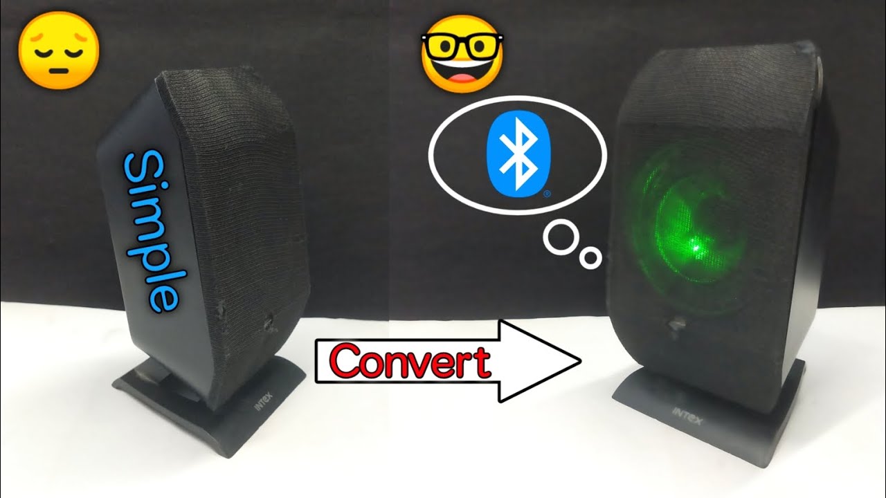 Normal Speaker to Bluetooth speaker | Homemade Bluetooth speaker ...