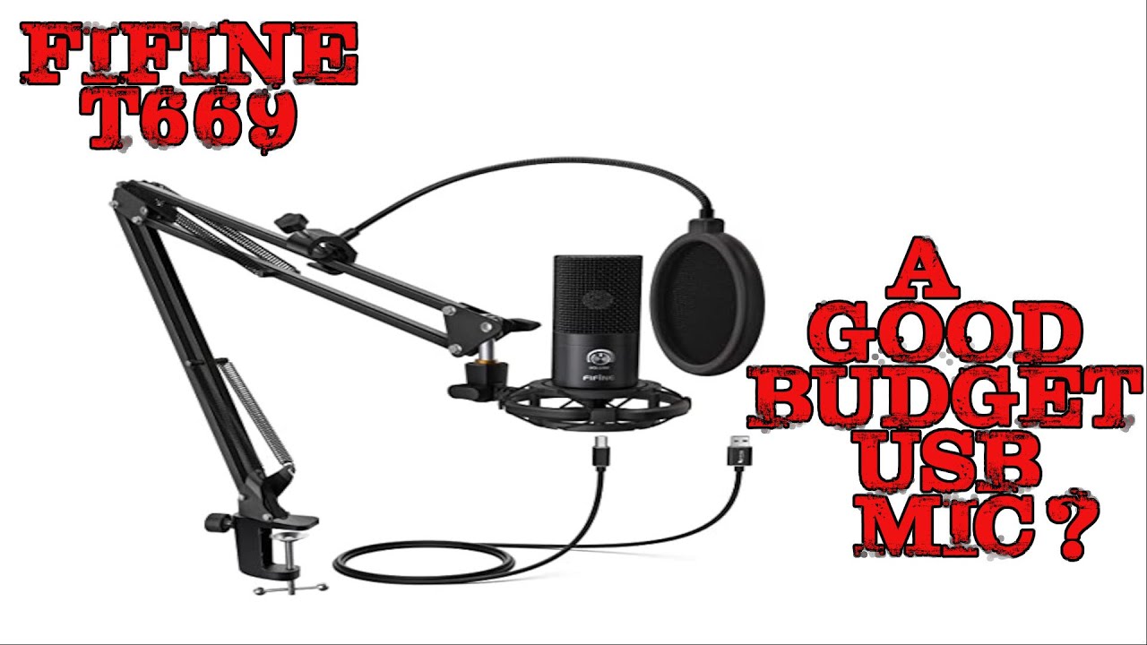 FiFine T669 USB Microphone Unboxing and Review - YouTube