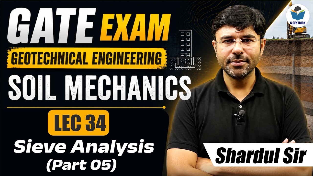 Lec 34 Sieve Analysis Part-5 || Soil Mechanics || Geotech Engineering ...