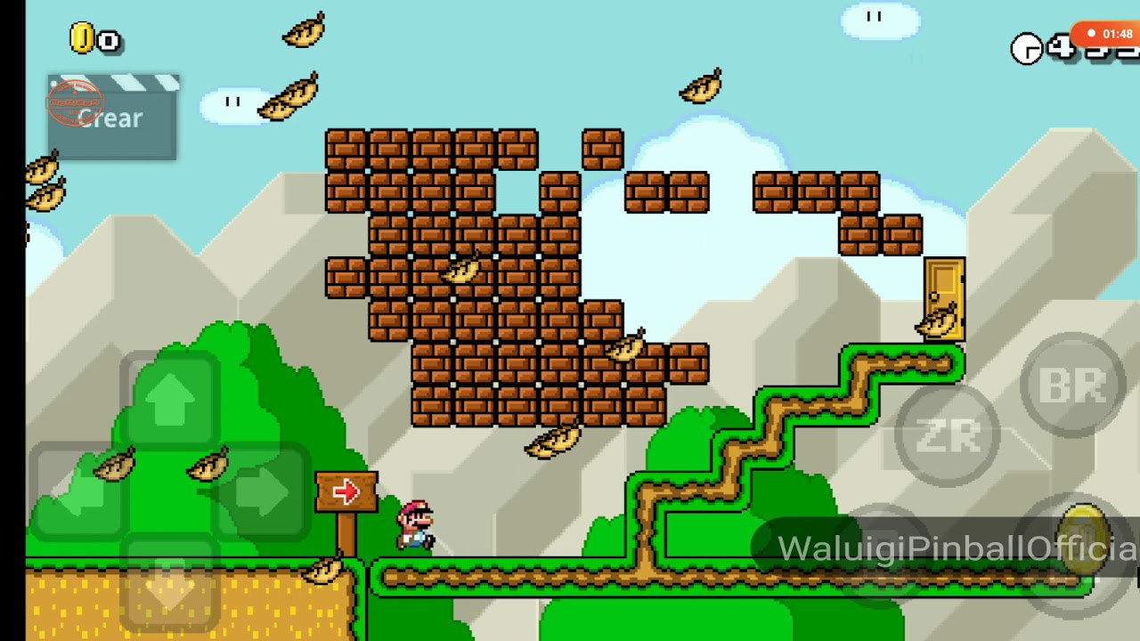 Creando mí propio juego de Mario Bros - Mario Maker Mobile - - YouTube