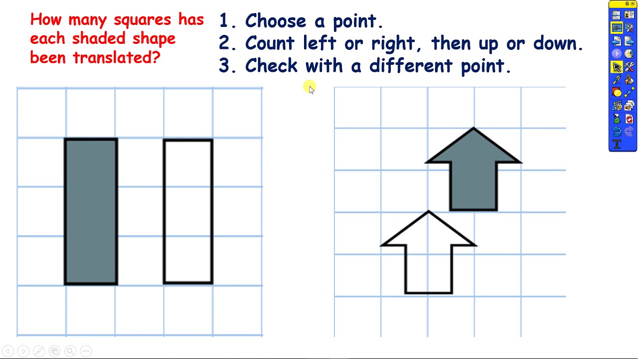 Translate a shape - Testbase questions - YouTube