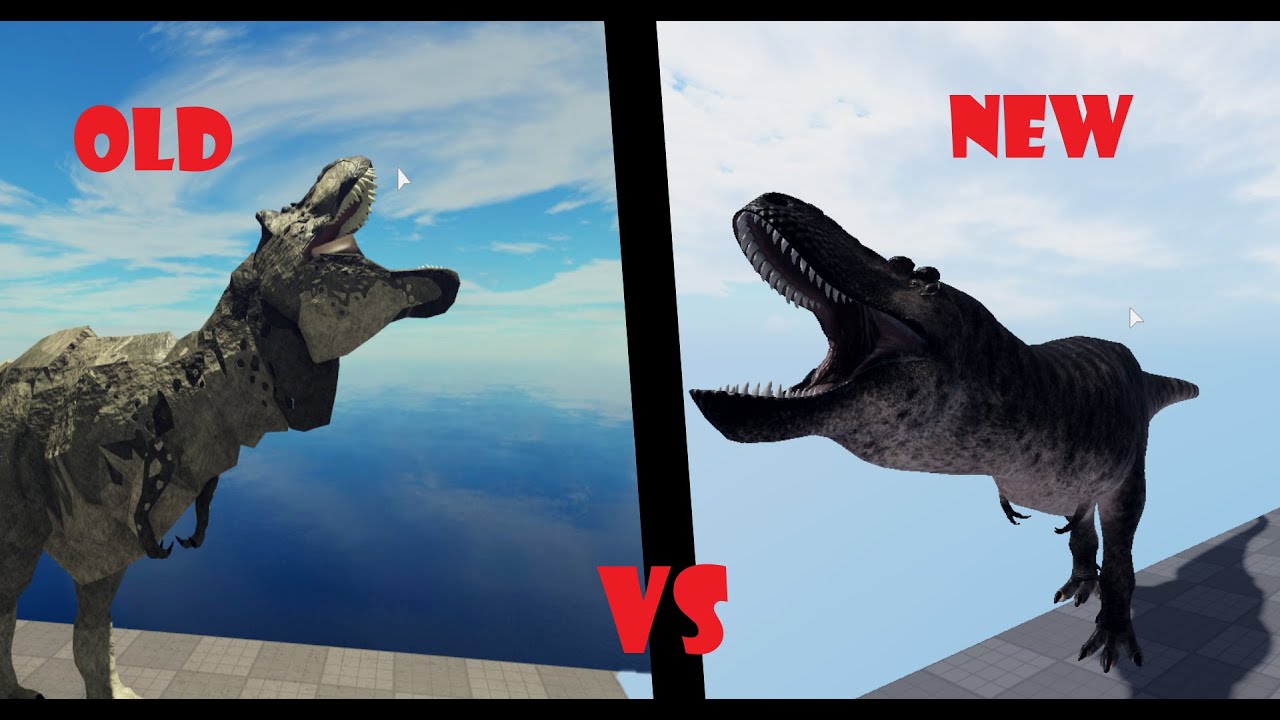 OLD T-rex vs NEW T-rex ! Prior extinction - YouTube