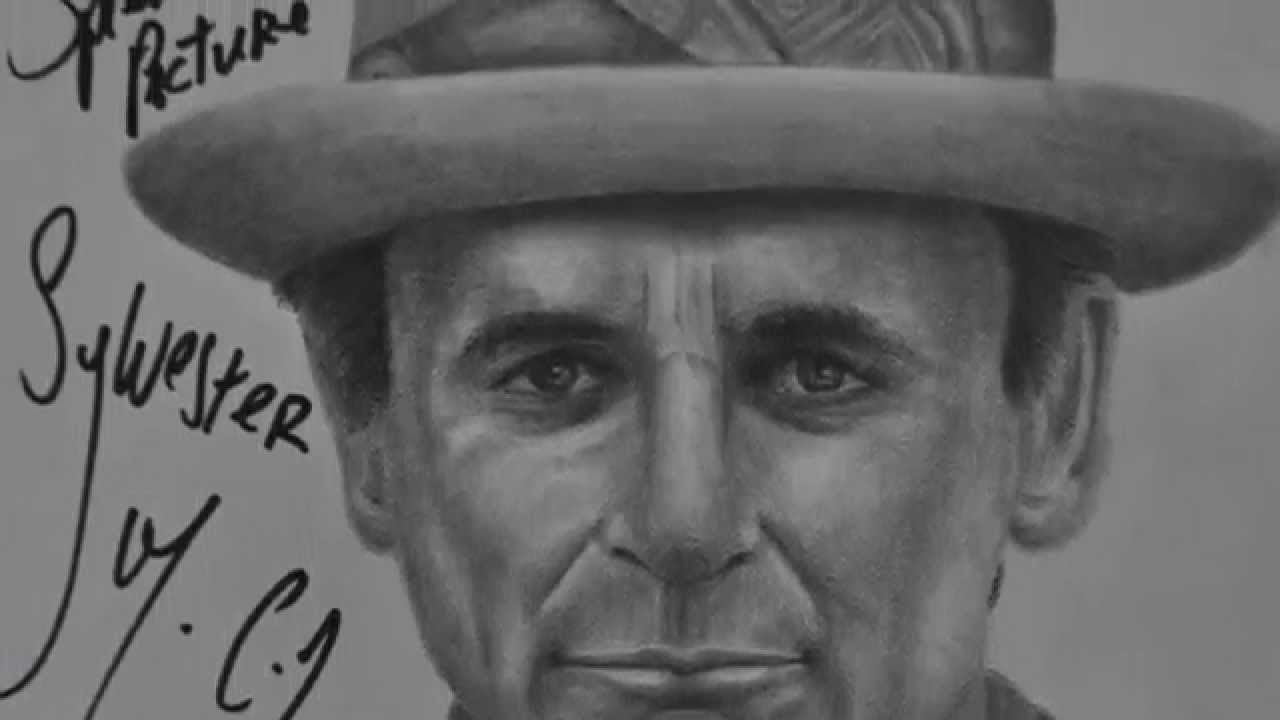 Doctor Who: 7th Doctor Drawing - Signed by Sylvester McCoy! - YouTube