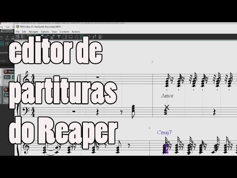 Editor de partitura do Reaper - AVANÇADO #16 - YouTube