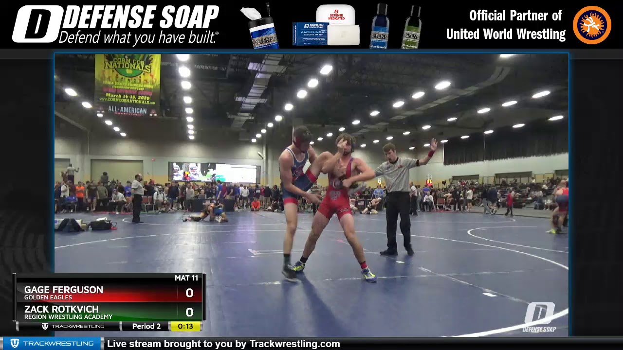 High School (11th - 12th Grade) 145 Gage Ferguson Golden Eagles Vs Zack ...