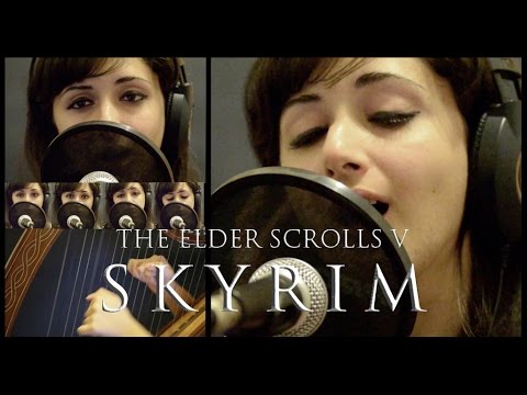 The Dragonborn Comes - Skyrim Bard Song (Vocal and Celtic Harp Cover ...