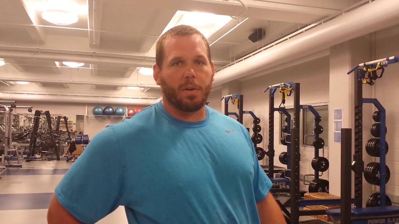 Ryan Whiting workout 2 - YouTube