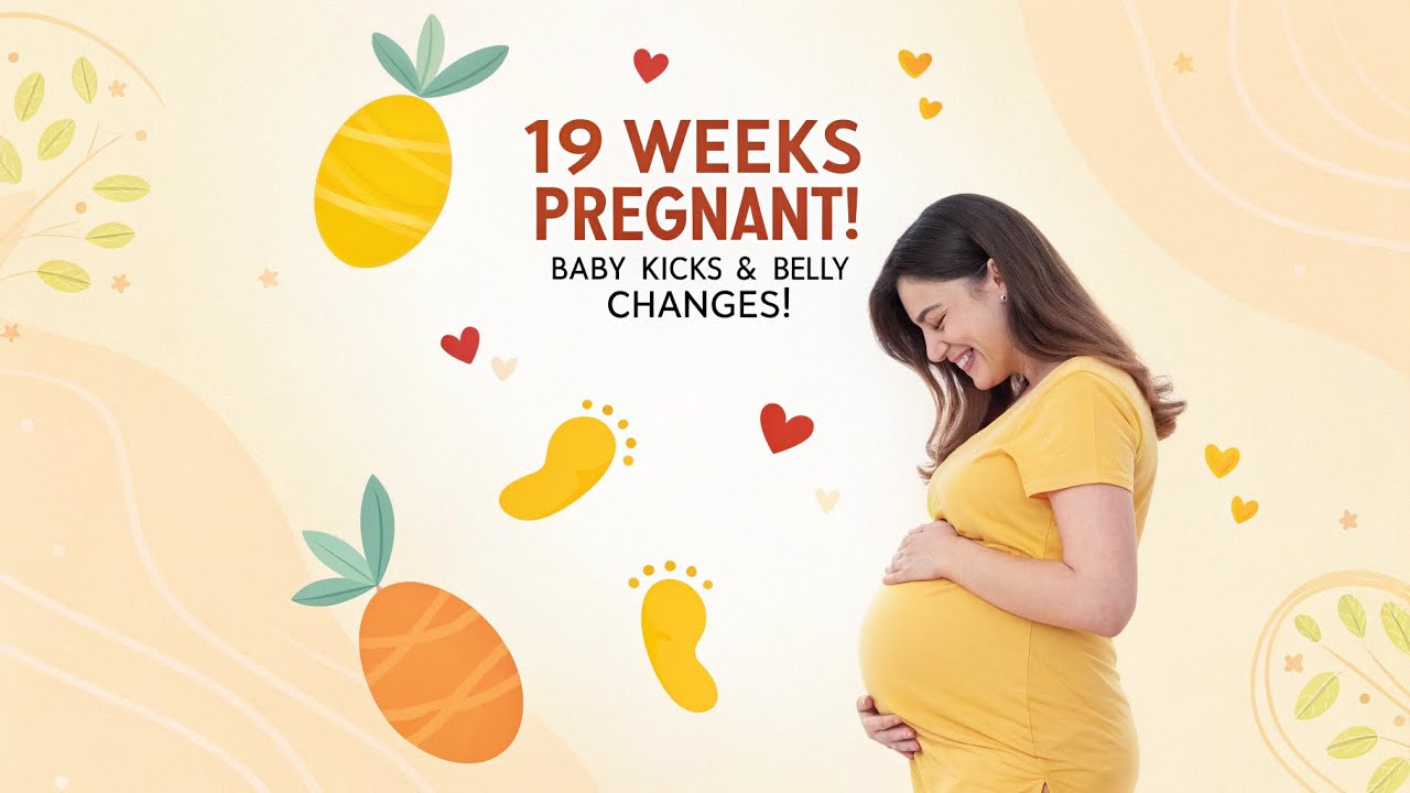 19 Weeks Pregnant: Baby Kicks, Belly Changes & What To Expect | 19 ...