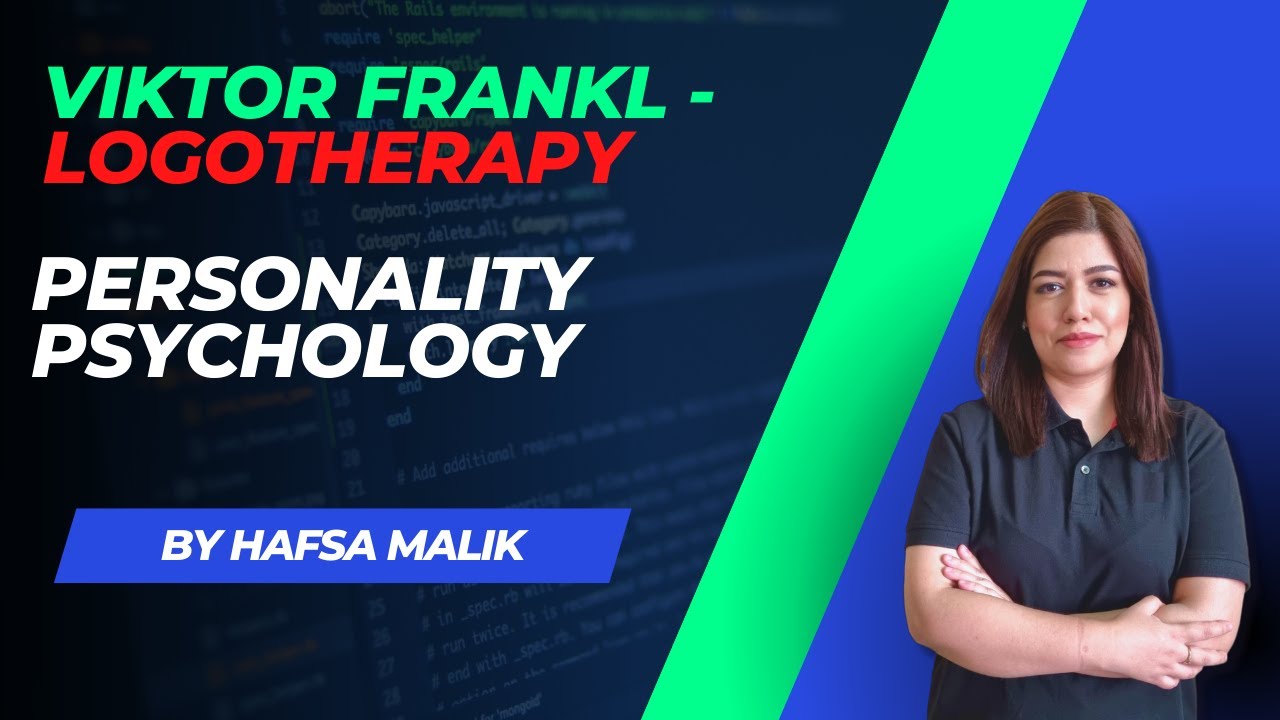 VIKTOR FRANKL | LOGOTHERAPY | PERSONALITY PSYCHOLOGY | NET/GATE/UPSC ...