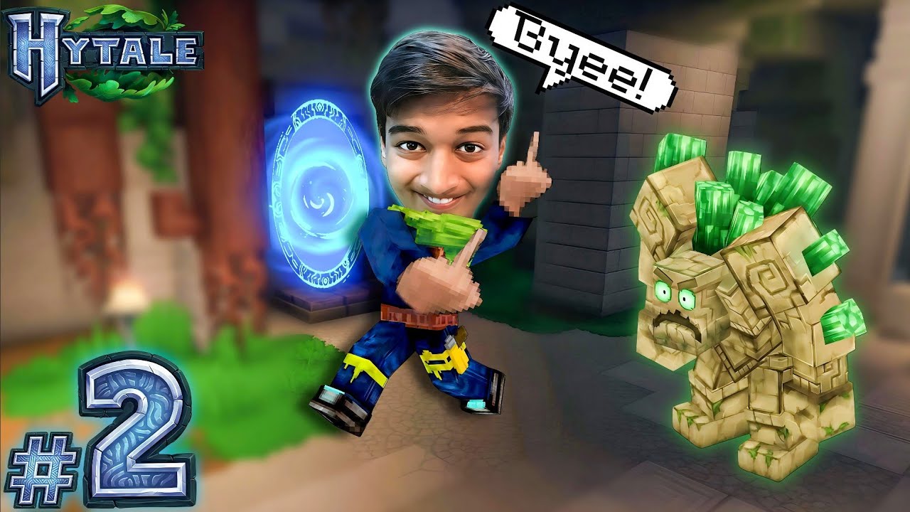 Earth Golem got Bullied🤡| Hytale Part-2 (Hindi)| - YouTube
