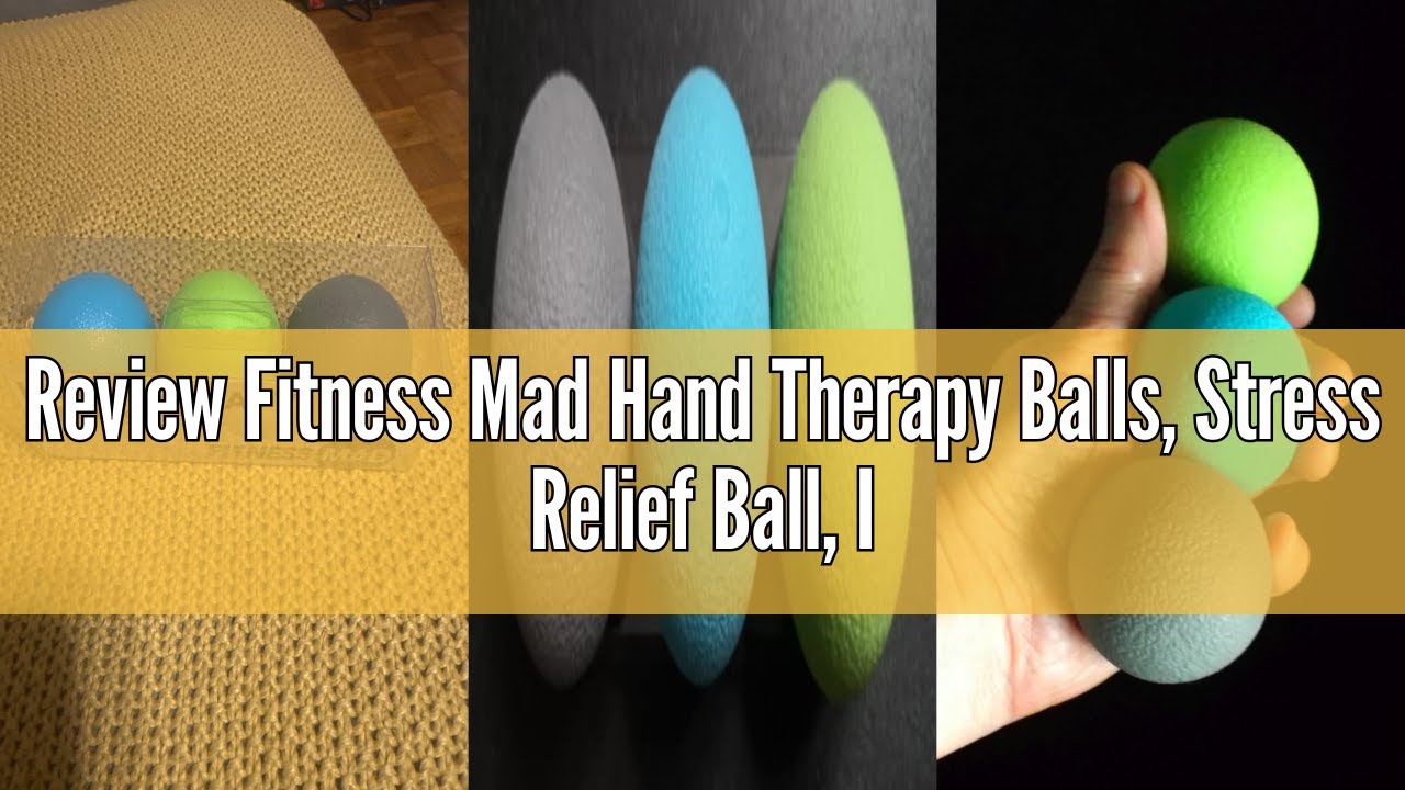 Review Fitness Mad Hand Therapy Balls, Stress Relief Ball, Improve Hand ...