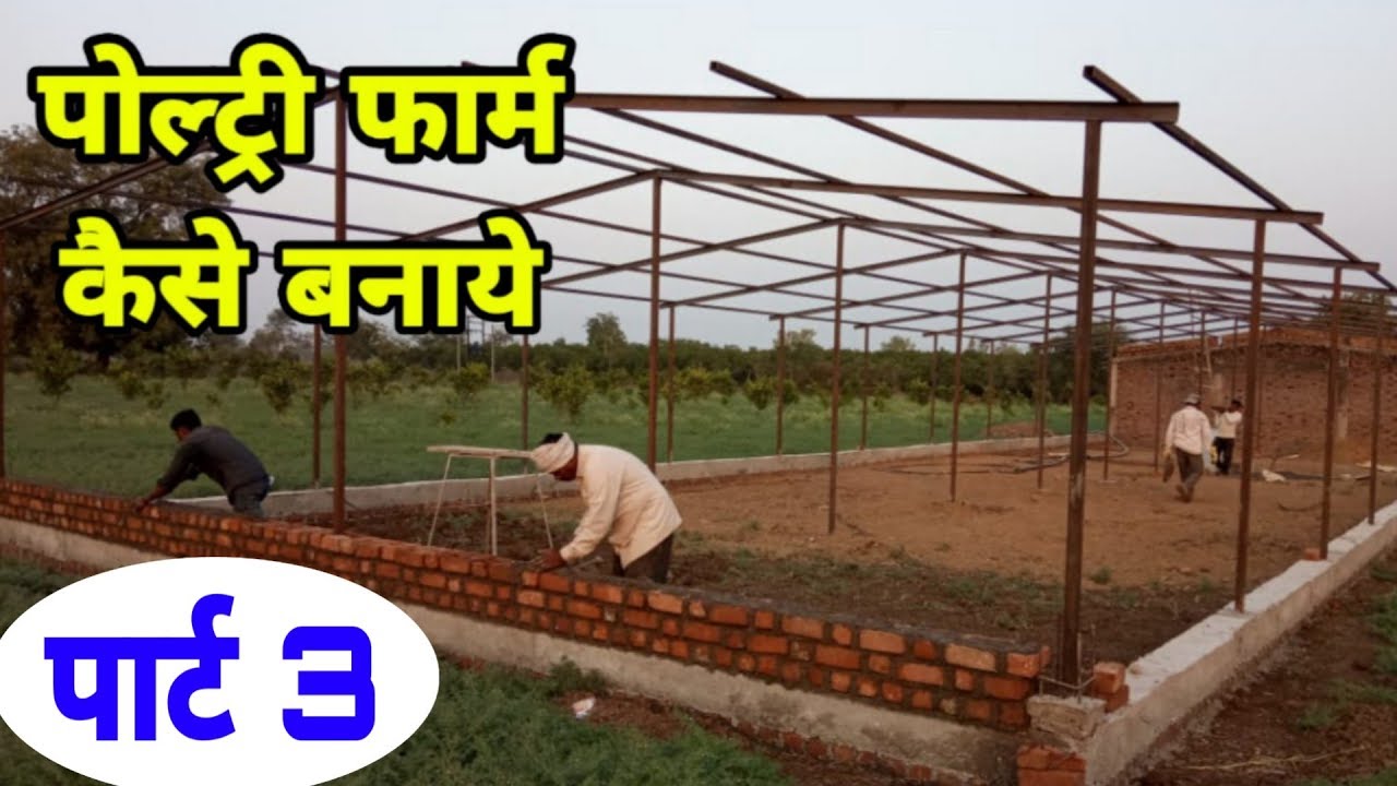 नया पोल्ट्री फार्म कैसे बनाये पार्ट 3 | new poultry form - YouTube