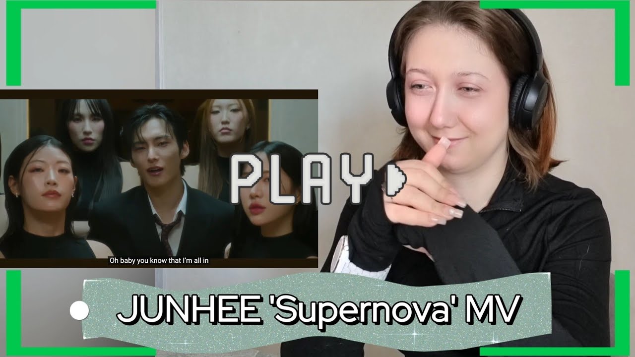 THE SMILE?! | JUNHEE 'Supernova' MV | REACTION | + BONUS #kpop #reaction #junhee - YouTube
