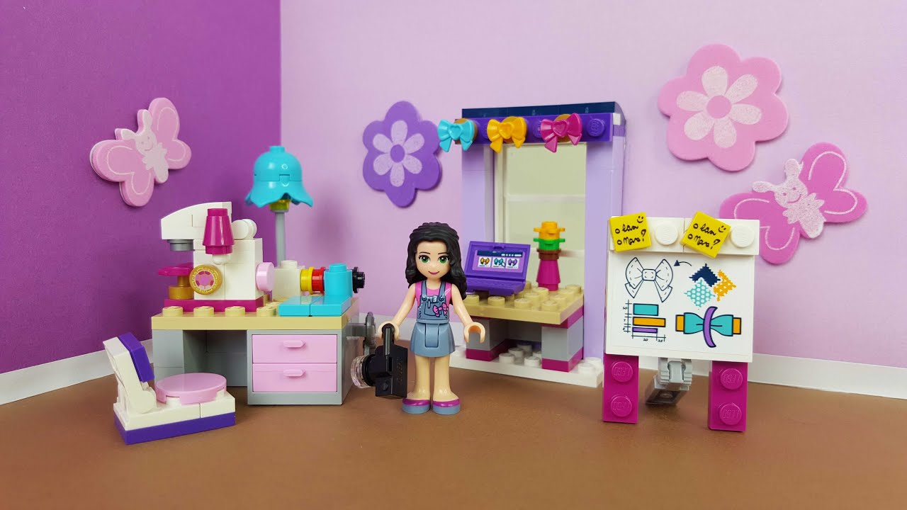 LEGO Friends Emmas Creative Studio Time lapse, Review and Tutorial ...
