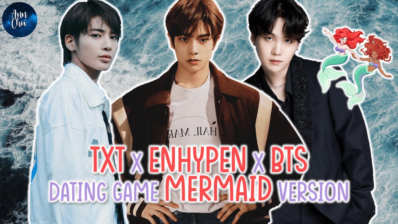 BTS x TXT x ENHYPEN Dating Game MERMAID Version [KPOP DATING GAME] - YouTube