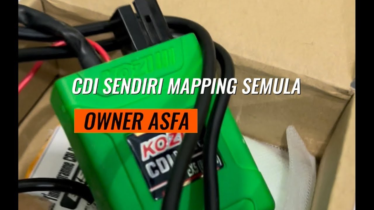 MAPPING CDI SENDIRI | CDI KOZI 8 MODE SIAP MAPPING - YouTube