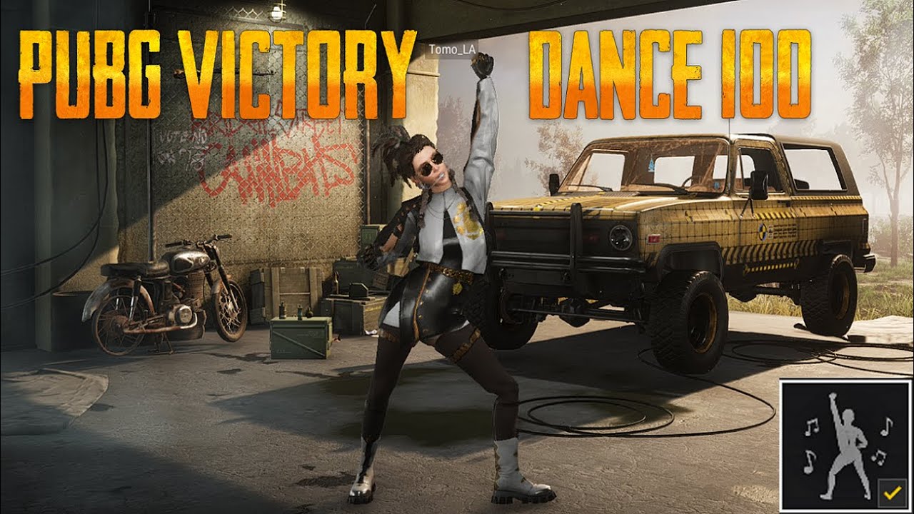 PUBG VICTORY DANCE 100 - YouTube