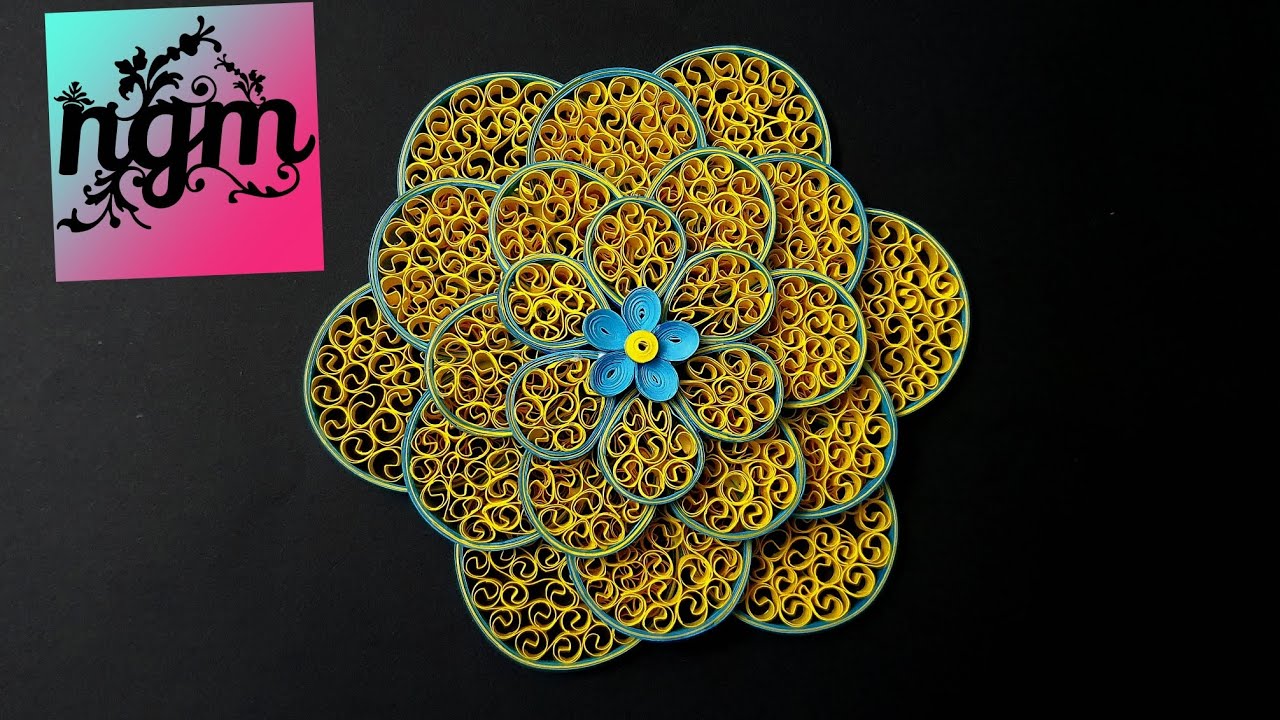 quilling flower, border buddy quilling flower, paper craft flower ...