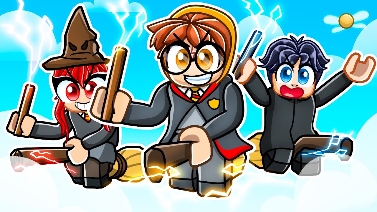 Having a HARRY POTTER FAMILY in Roblox! - YouTube