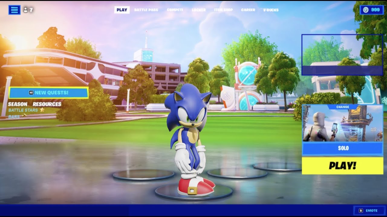 Fortnite x Sonic Collab (Sonic Boom Emote) - YouTube