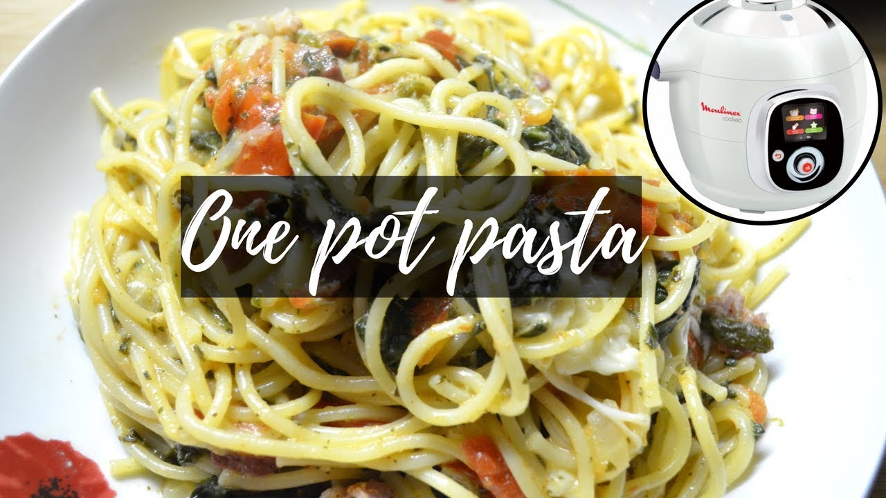 Des spaghettis en 8 min avec cookéo One pot pasta - YouTube