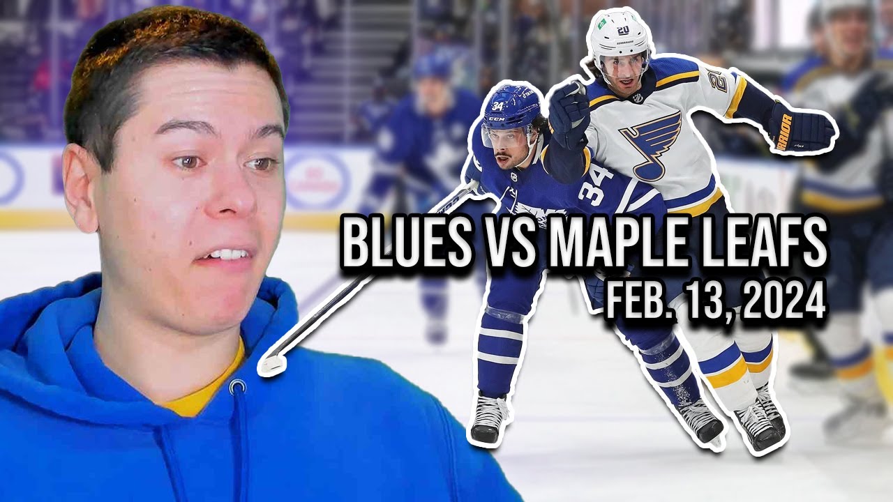 REACTION TO BlUES VS MAPLE LEAFS (2/13) | FULL GAME HIGHLIGHTS! - YouTube