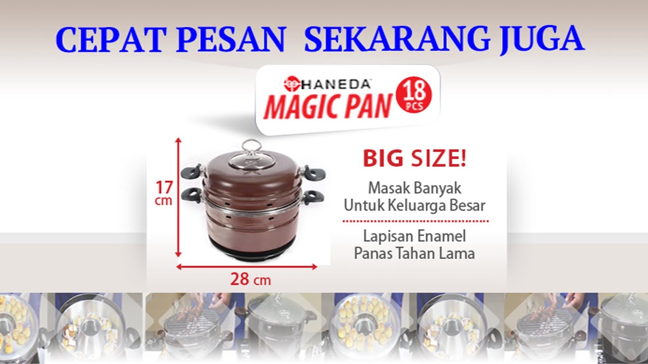 MEMASAK MUDAH DENGAN HANEDA MAGIC PAN - YouTube