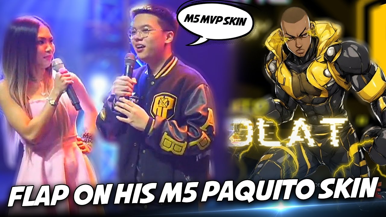 FLAPTZY on HIS M5 FINALS MVP SKIN . . .PAQUITO . . 😮 - YouTube
