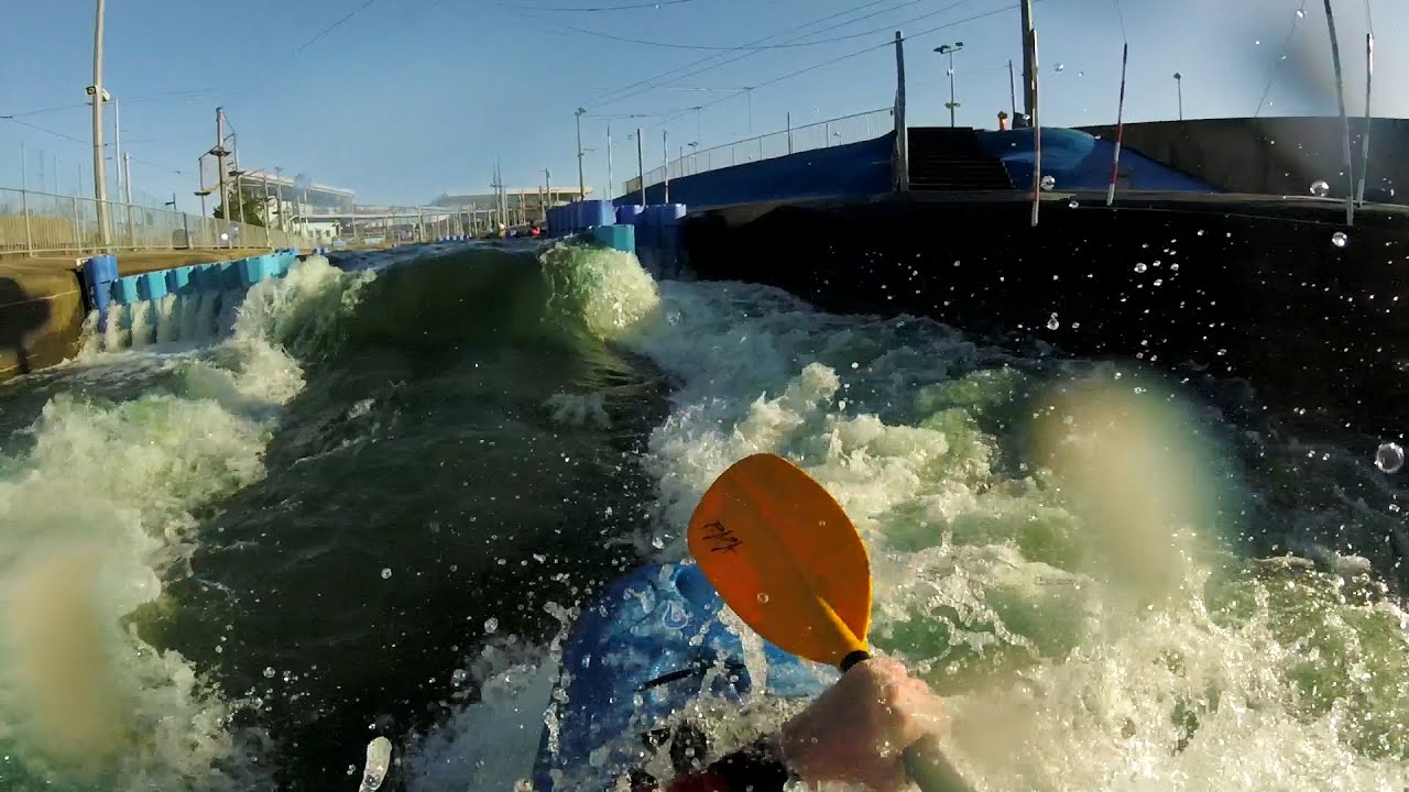 Cardiff international white water - YouTube