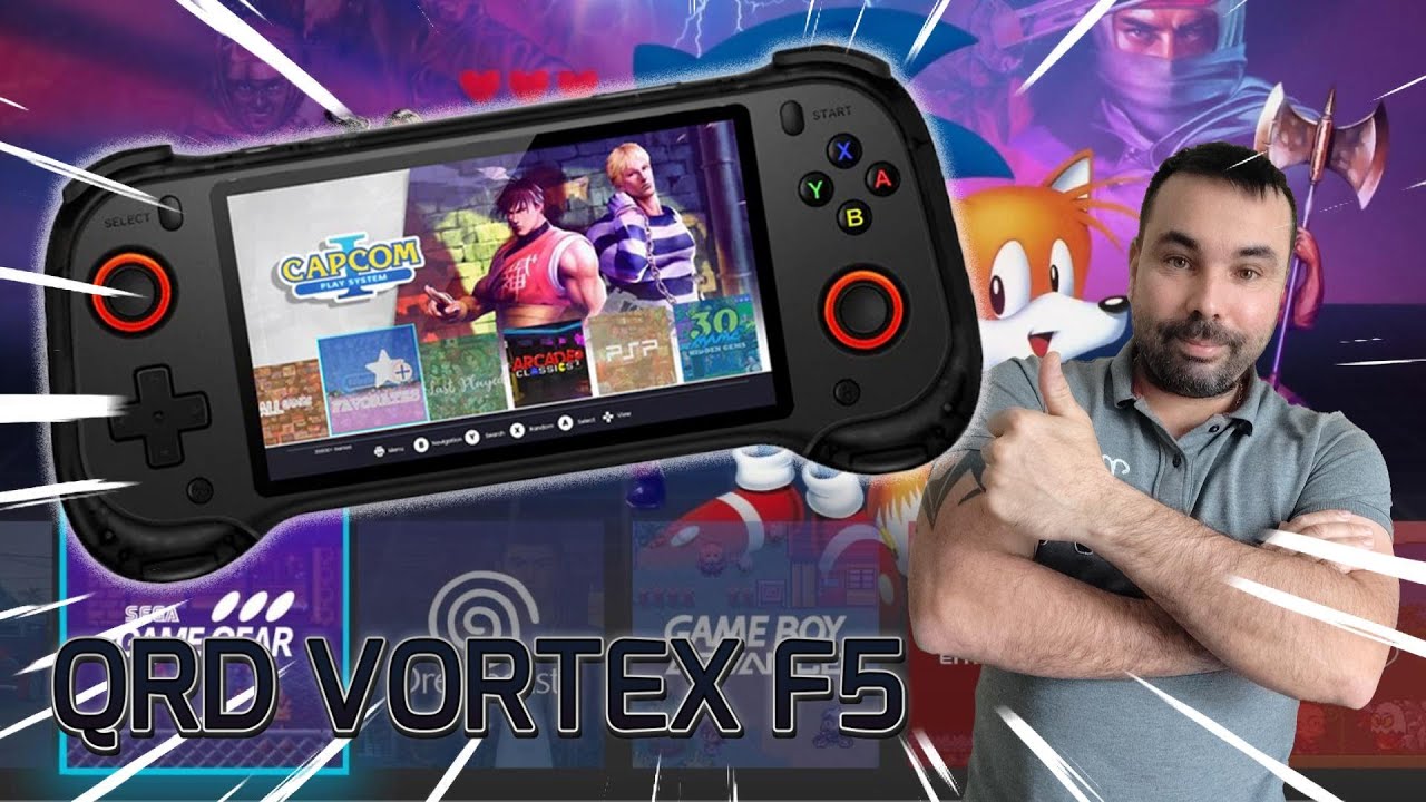 Je Découvre la première console de QRD game VORTEX F5 conçue ...