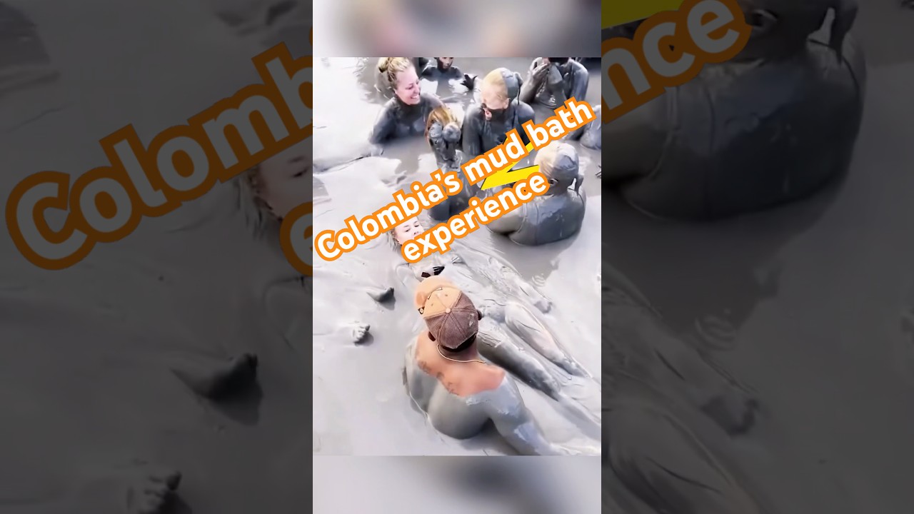 Colombia’s mud bath experience - YouTube