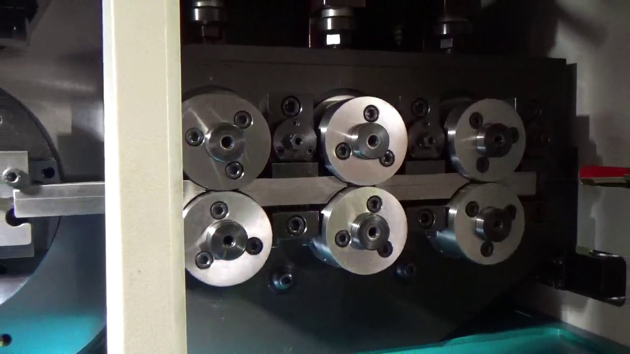 SPM Machine for Spiral spring,brush spring,flat spring,retainers - YouTube
