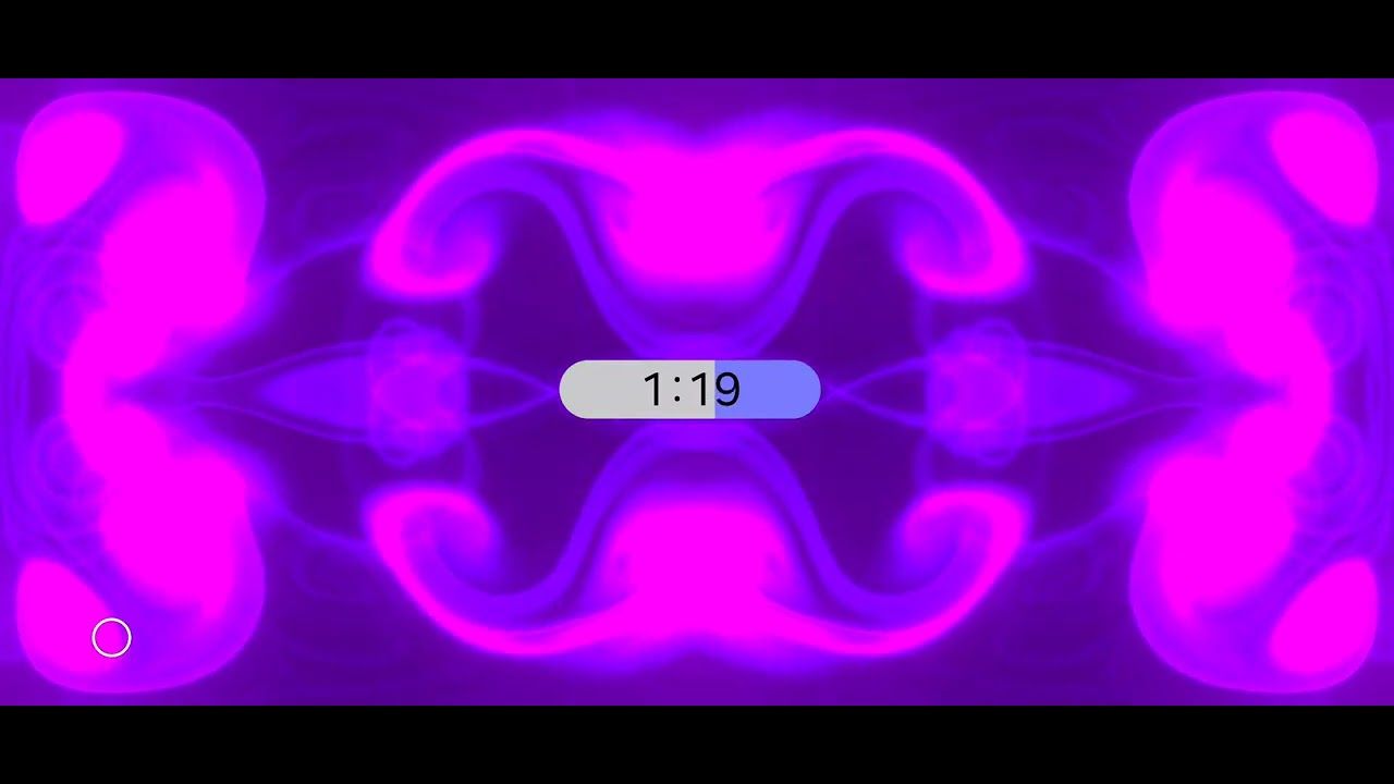 3 minute Hot Pink and Purple Timer | No Sound & Moving Screen - YouTube