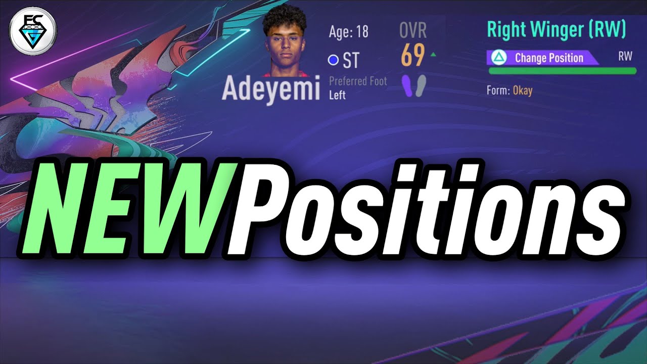 FIFA 21: NEW POSITIONS - YouTube