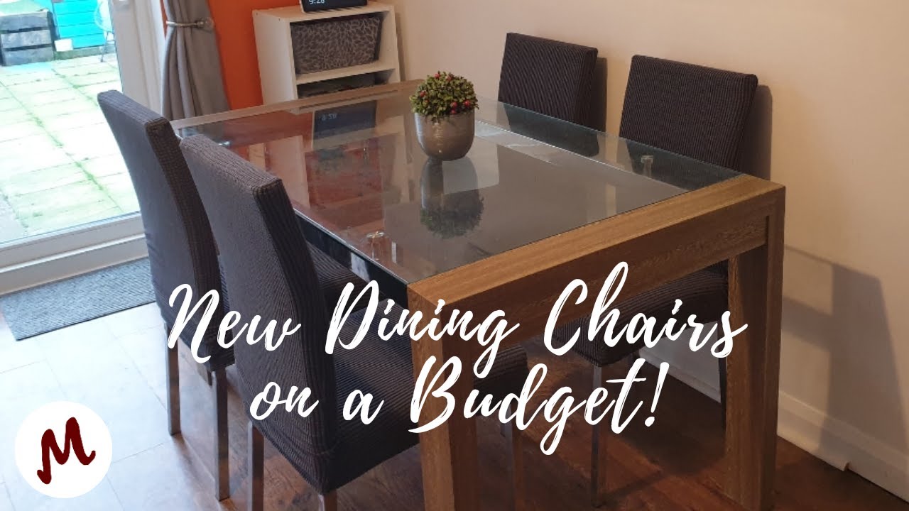 Bargain Dining Chair Revamp - New Seat Covers - YouTube