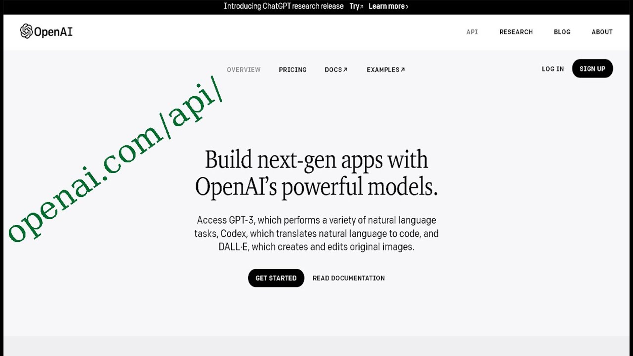 Freely Explore OpenAI API Examples - YouTube