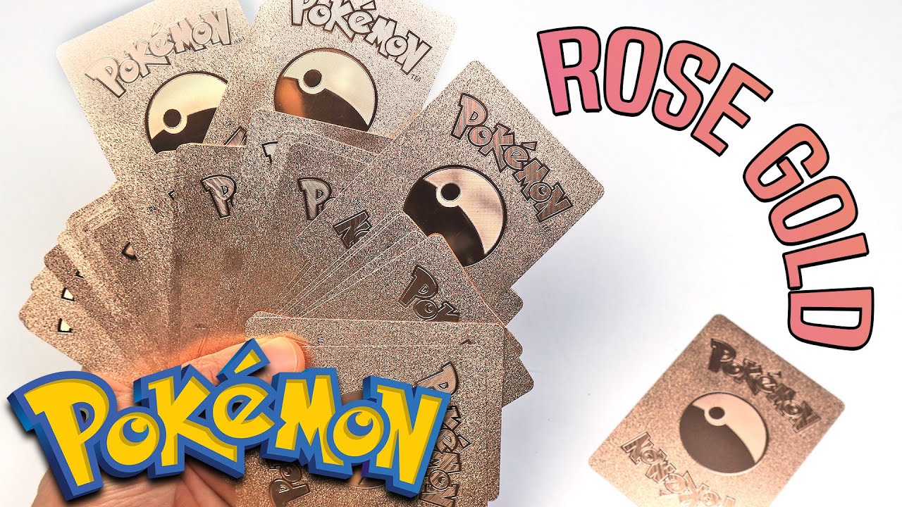 Rose Gold Pokemon Cards Box Opening but all FAKE - from Aliexpress ...