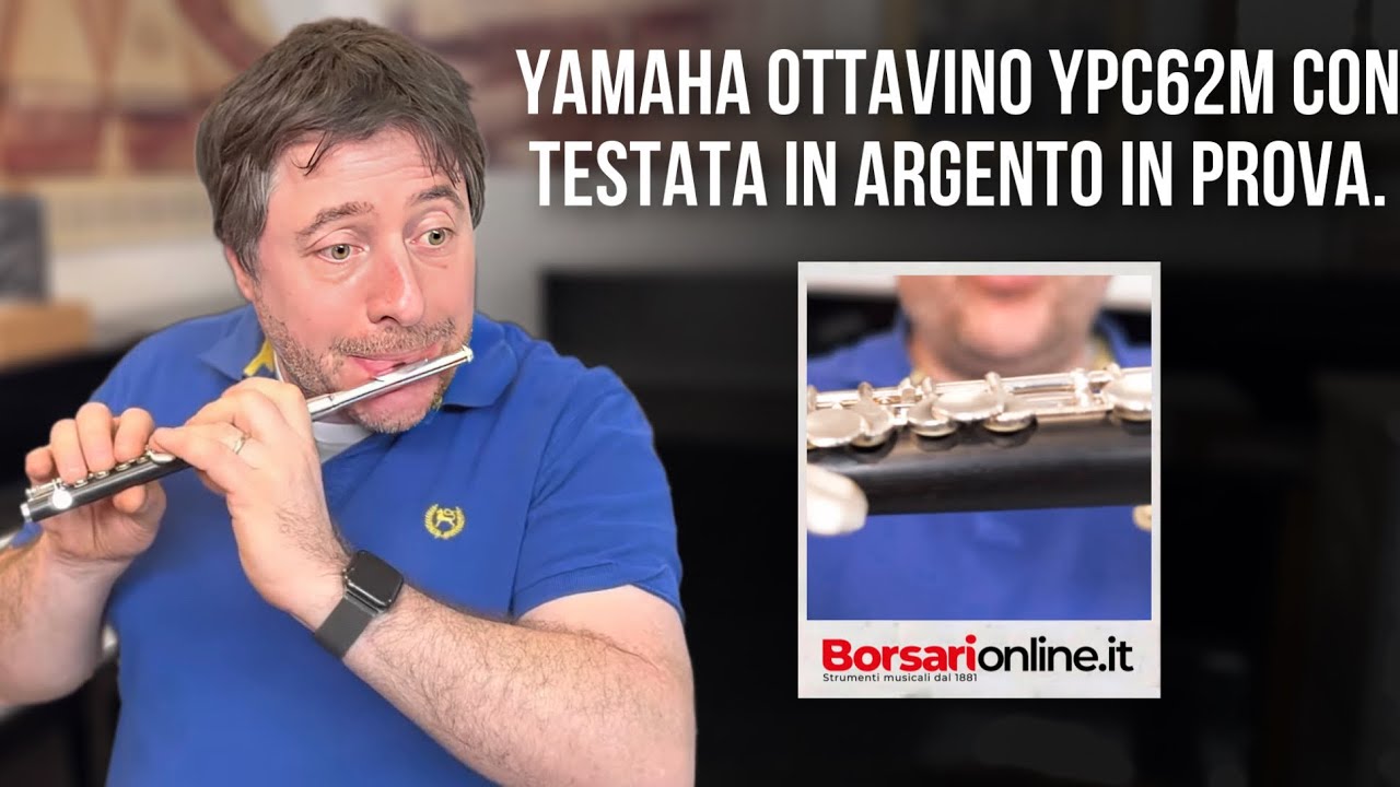 Yamaha Ottavino YPC62M con testata in argento in prova. Fantastico ...