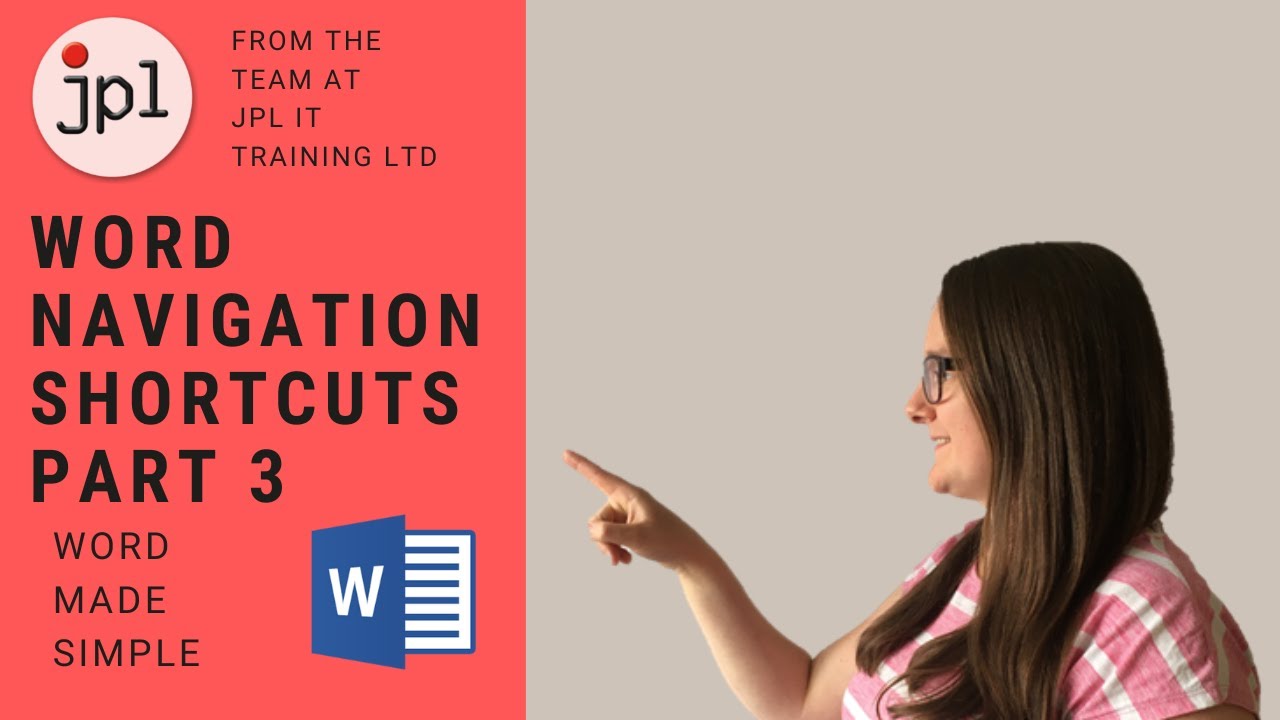 Word Navigation Shortcuts Part 3 - YouTube