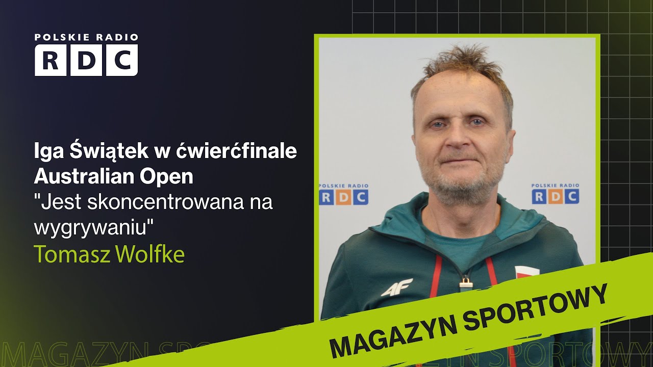 Walka o ćwierćfinał Australian Open: I. Świątek - M. Inglis | Zieliński ...