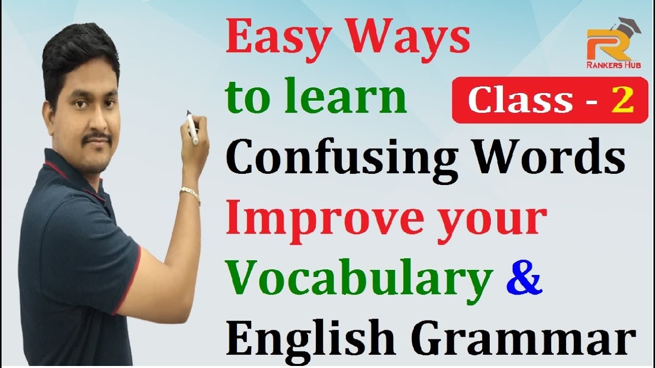 Easy ways to Learn-2 Confusing Words, Improve Vocabulary & English ...
