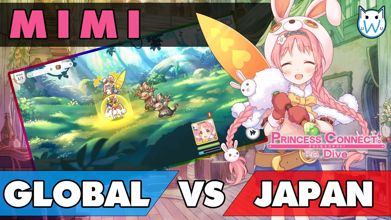 Mimi - Global VS Japan - Character Evolution and Planning - Princess ...