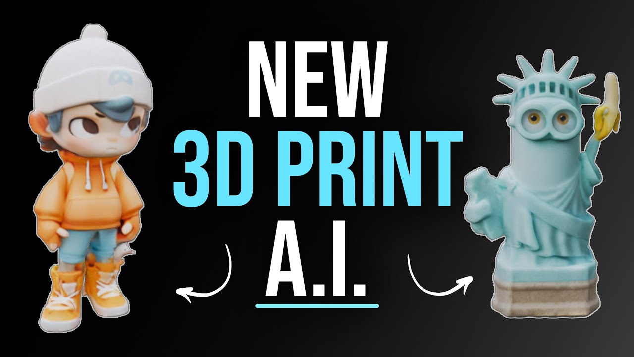 NEW A.I. For 3D Printing - INCREDIBLE DETAILS! - YouTube