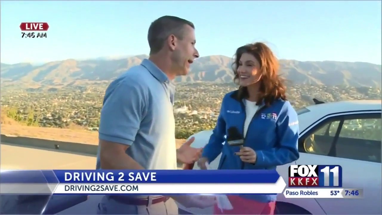 Driving2Save Featured on KKFX Morning News Santa Barbara - YouTube